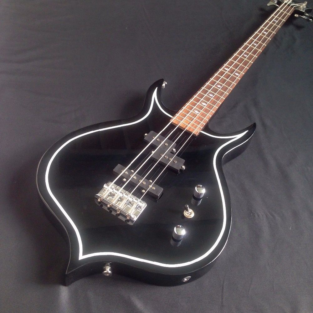 Limited Peach Shape 4 Stings Bass Guitar