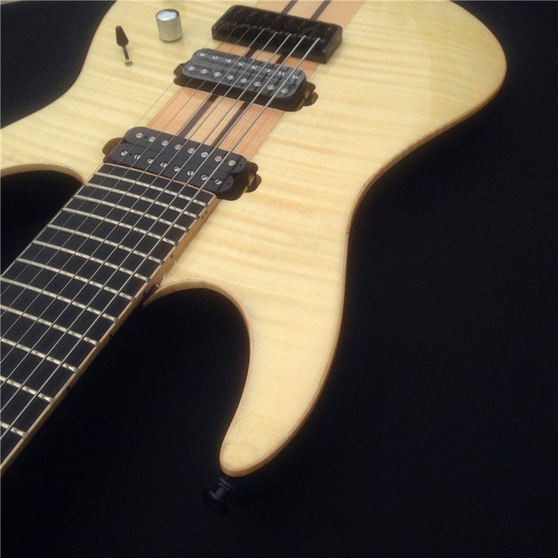 Ash Body and 8 Strings Electric Guitar