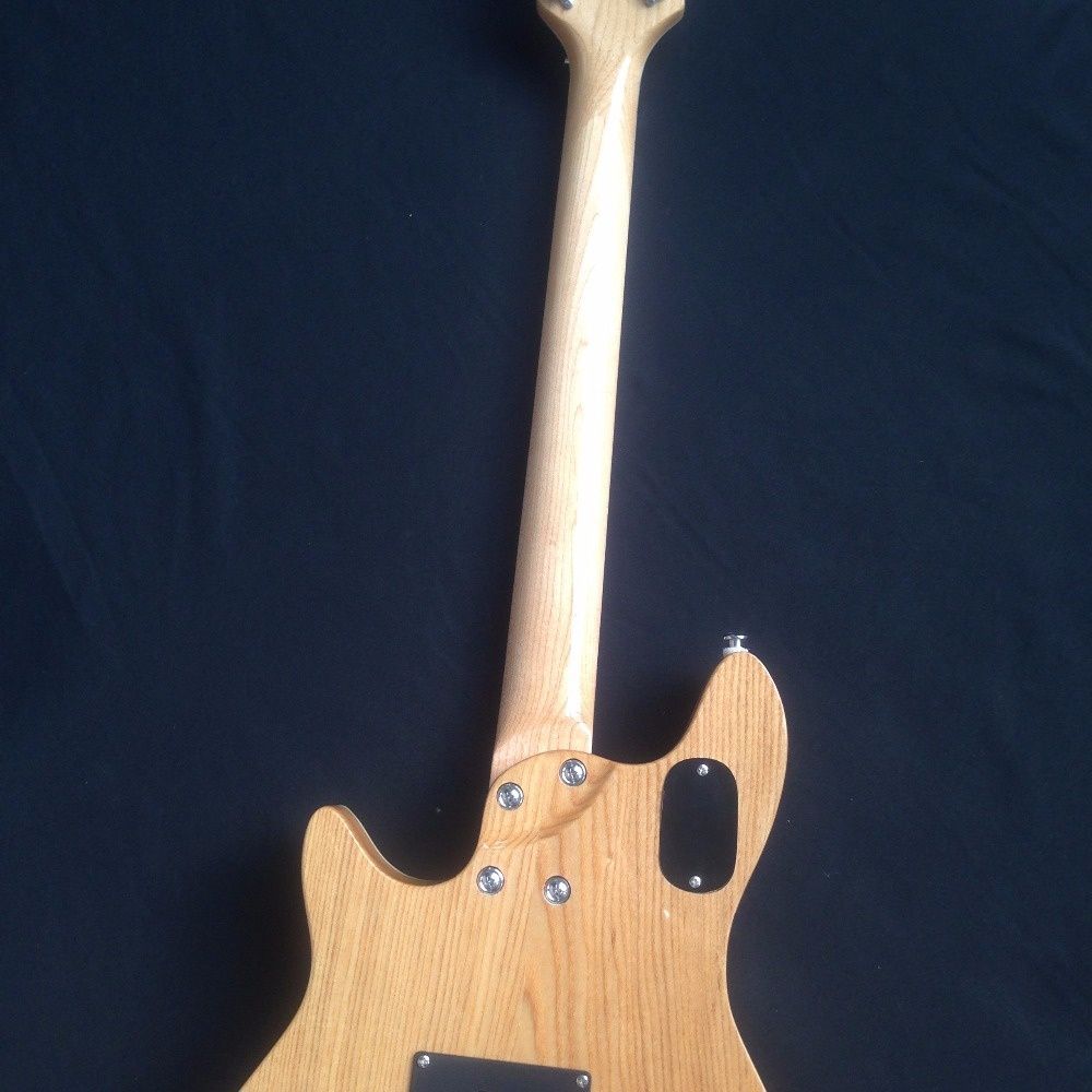 Manchurian Ash Body Clouds Stripe Electric Guitar