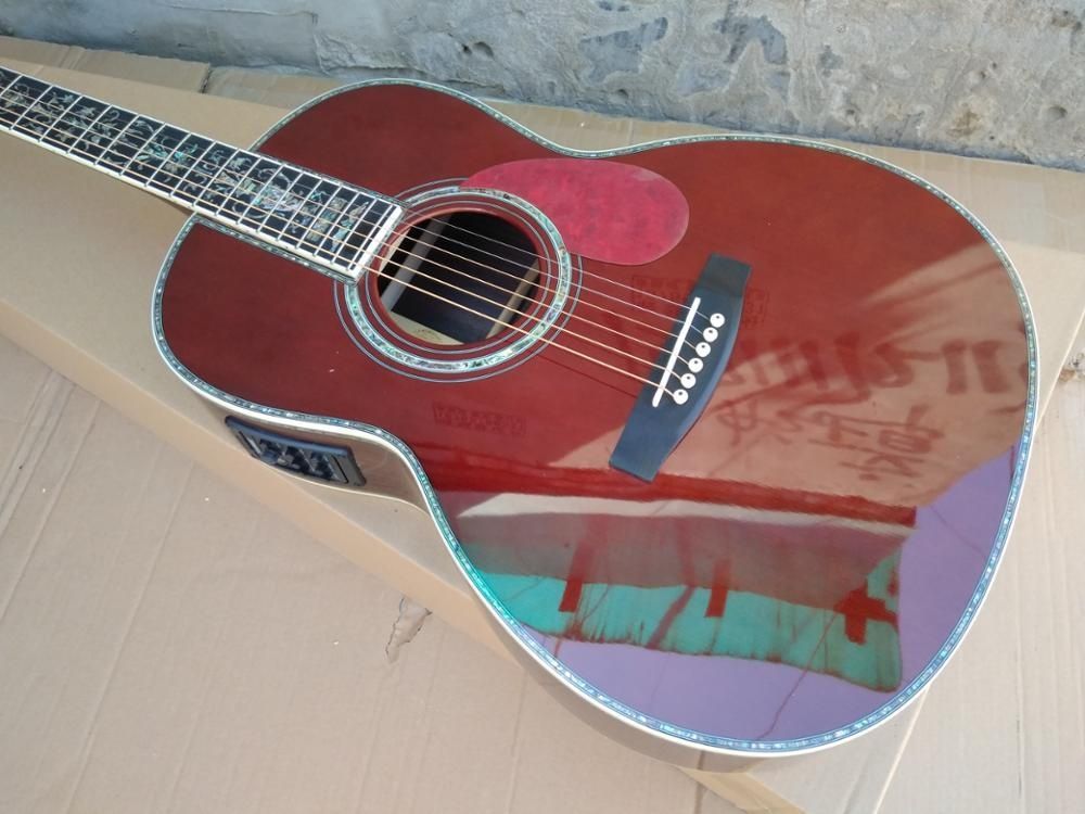 Real Abalone Inlays 39“ 00042 Acoustic Guitar