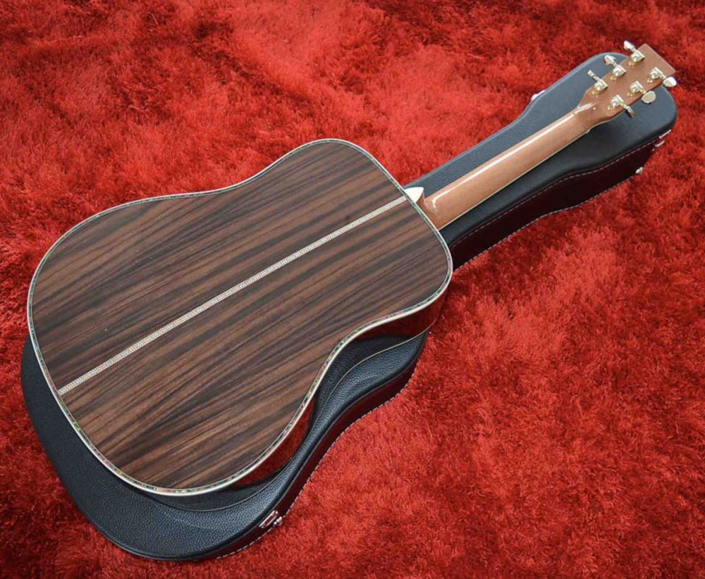 41" Acoustic Guitar Custom D Style Solid Cedar Top Rose Wood Back and ...