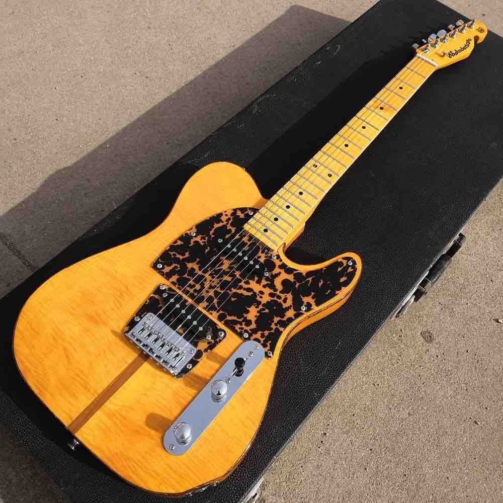 Custom Prince HS Anderson Hohner Madcats Mad Cats Amber Yellow Flame ...