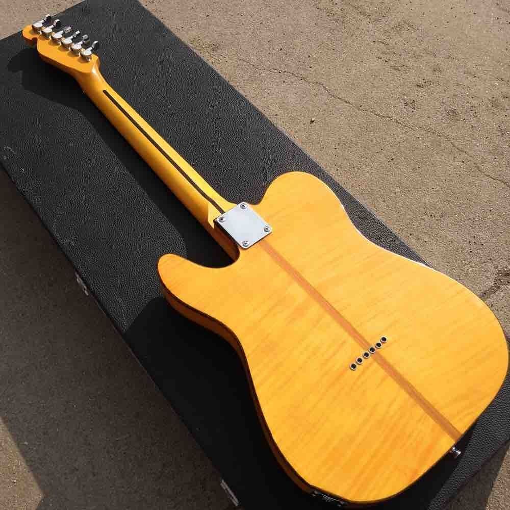 Custom Prince HS Anderson Hohner Madcats Mad Cats Amber Yellow Flame ...