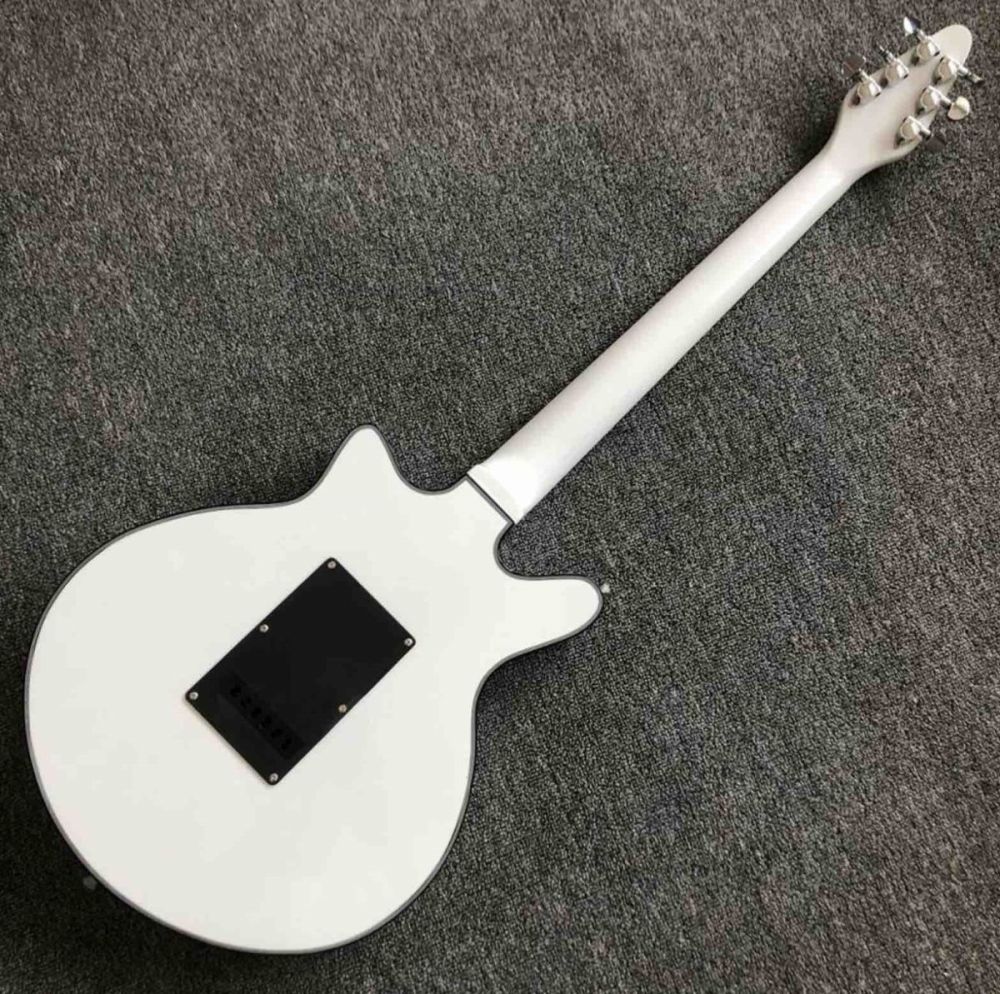 Factory shop White Guild Brian BM01 Brian May Guitar Black Pickguard 3 ...