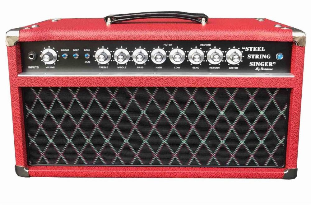 Custom Grand AMP SSS Steel String Singer Amplifier 50W in Red Tolex ...
