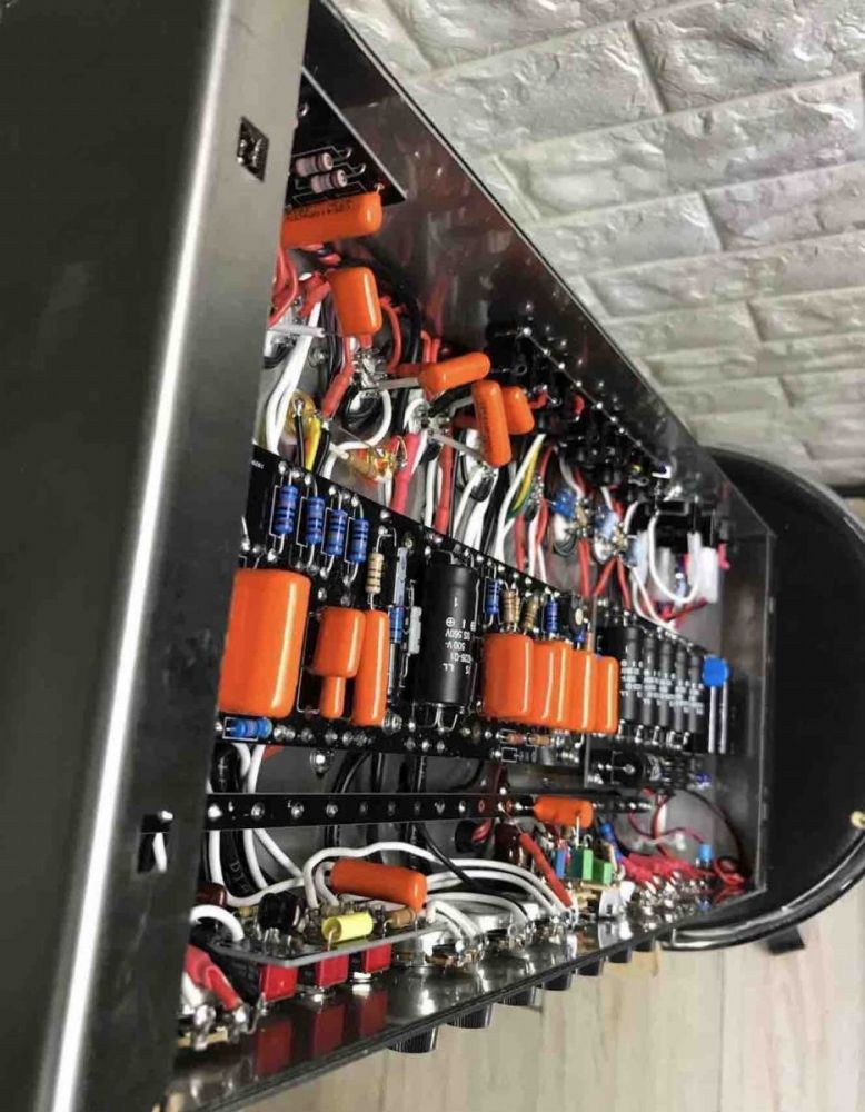 Custom Grand AMP SSS Steel String Singer Amplifier 50W in Red Tolex ...