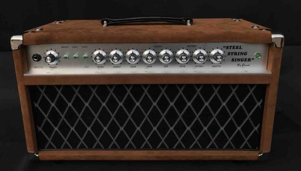 Custom Grand Amplifier SSS Steel String Singer Amplifier 50W in Brown ...