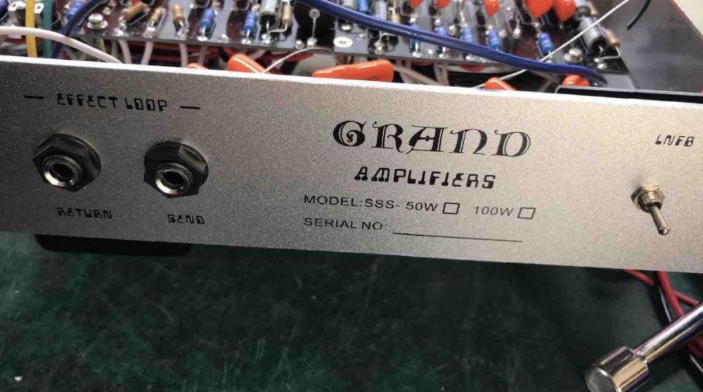 Custom Grand Amplifier SSS Steel String Singer Amplifier 50W in Brown ...