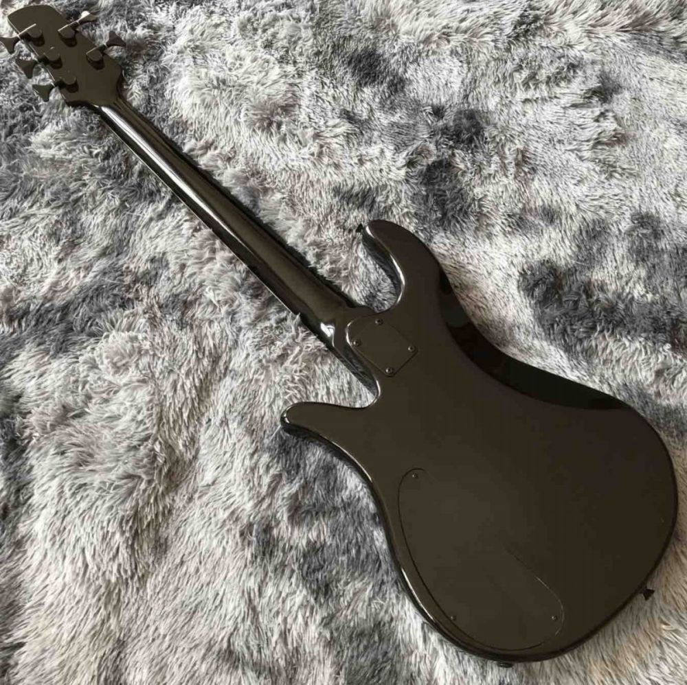 Custom Blue and Red Flamed Maple Top Rosewood Fingerboard Mahogany Back ...