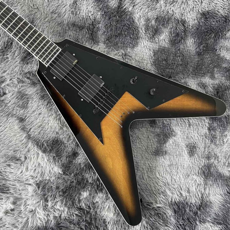 Custom Flying V Irregular Shaped Body Electric Guitar Accept OEM Order