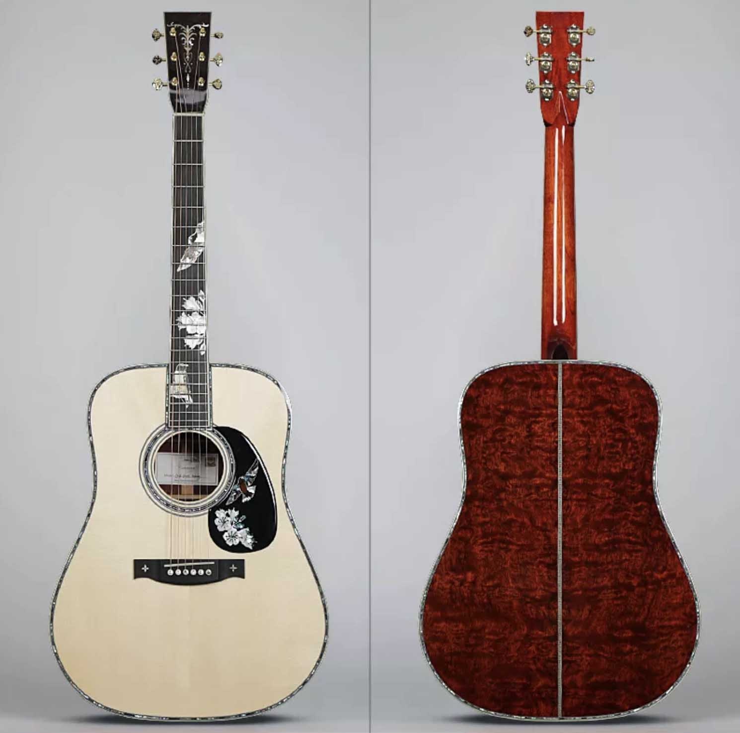 2022 custom new design Solid master grade Bubinga back side Solid ...