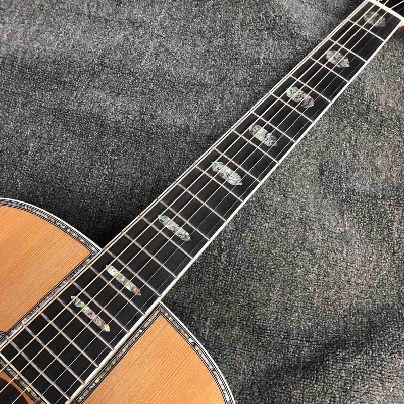 Custom Abalone Binding 40 Inch OM Body Solid Rosewood Back Side ...