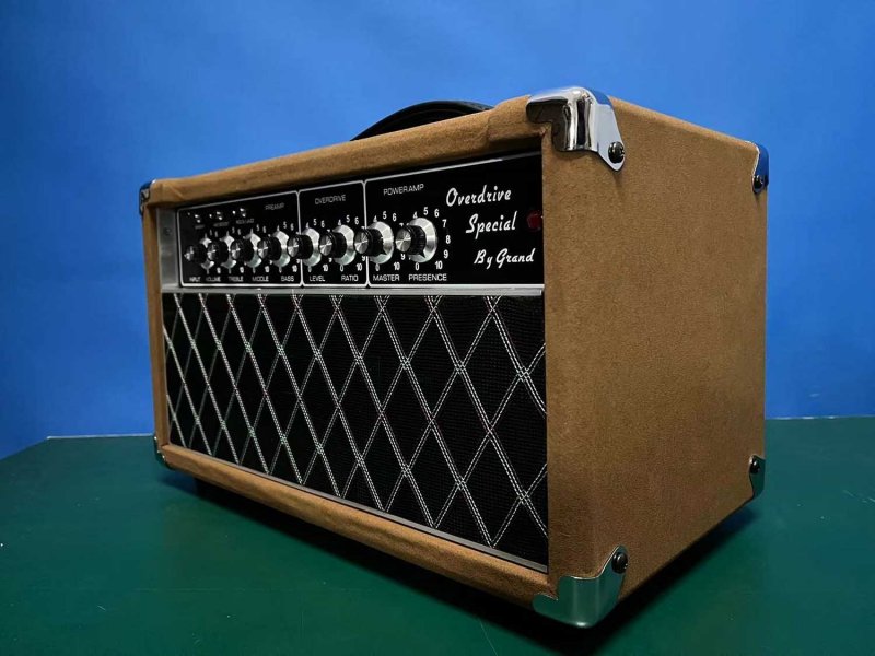Custom Dumble ODS 20W Clone Grand Amplifier Head with Brown Tolex JJ Tubes