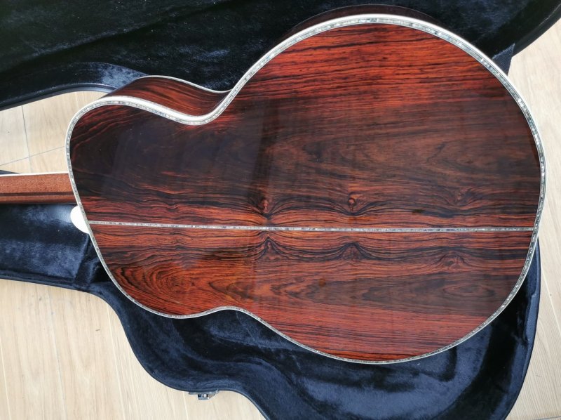 Custom AAAAA 5A Solid Cocobolo Back Side 43 Inch J200AA Acoustic Guitar ...