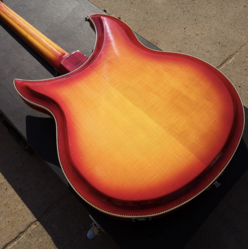 Custom Flamed Tiger Maple Veneer 381 Style Electric Guitar in Kinds Colors