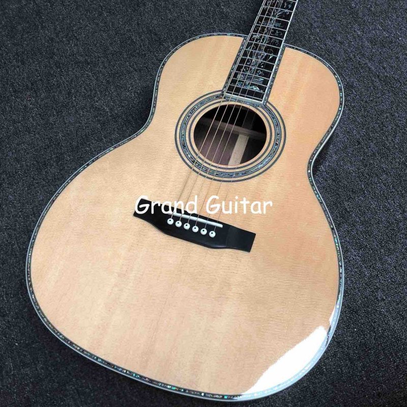 Custom Real Abalone OOO Classical Acoustic Guitar 000-45 Acoustic ...