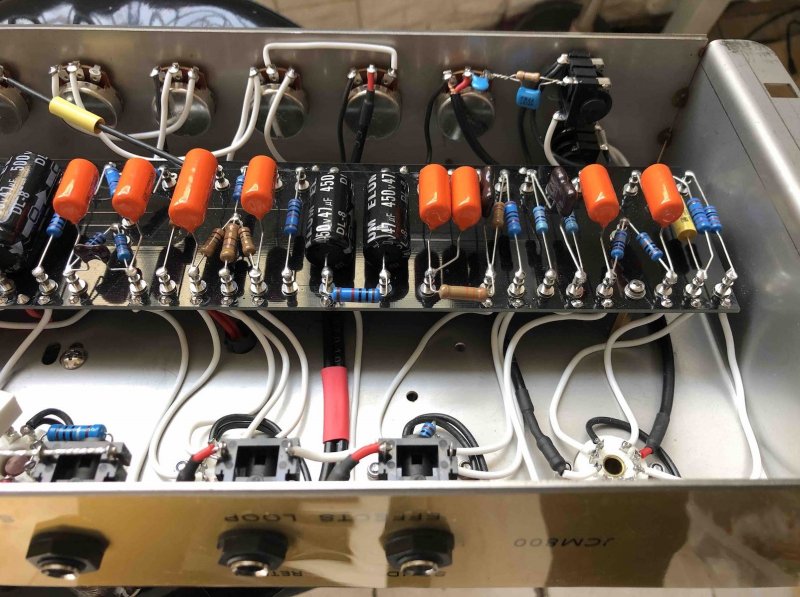 Custom JCM800 2204 MKII 50W Hand-Wired Tube Amp Head with Two Channel ...