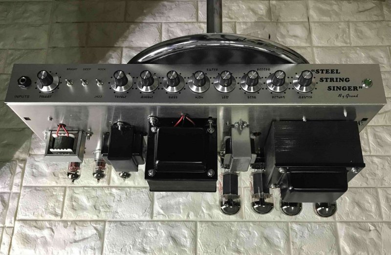 Custom Dumble SSS 100W Clone by Grand Snake Tolex 5881*4 12ax7*4 12at7 ...