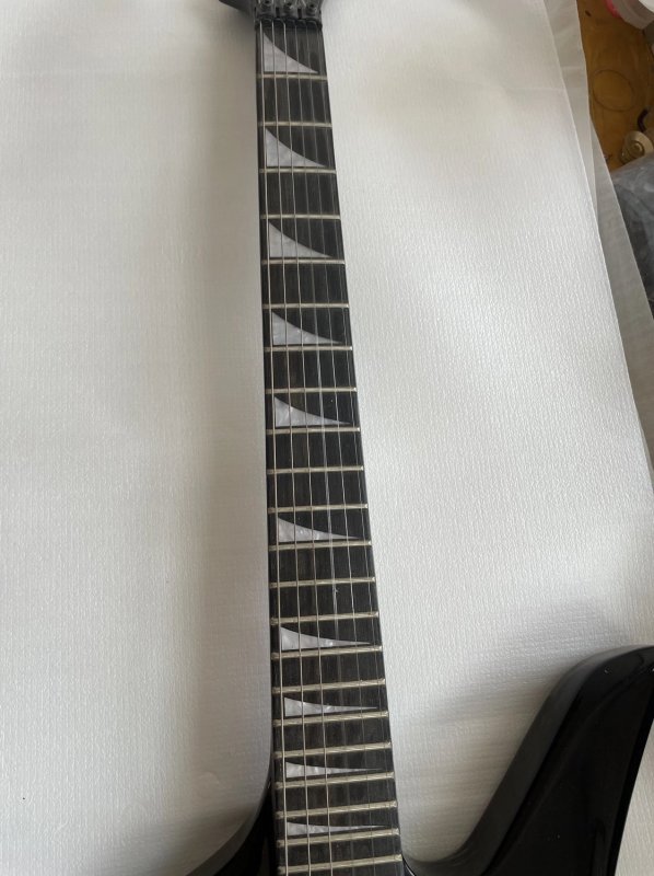 Custom Jack-son Electric Guitar with Ebony Fretboard in Black Color