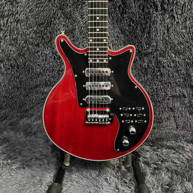 Custom Electric Guitar Mahogany Body Rosewood Fingerboard Wine Red ...