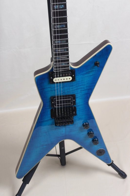 Custom Special Body Flamed Maple Top Grand Guitar Dean Dimebag Electric ...