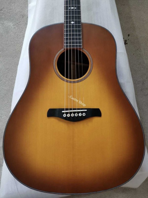 Custom dreadnought 41 inch slope shoulder j45aa advanced V shaped ...