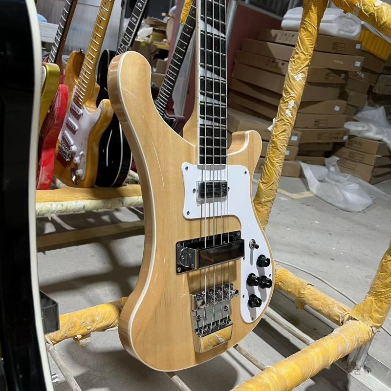 Custom 4 Strings Rickenback 4003 Solid Body Burlywood Color Electric ...