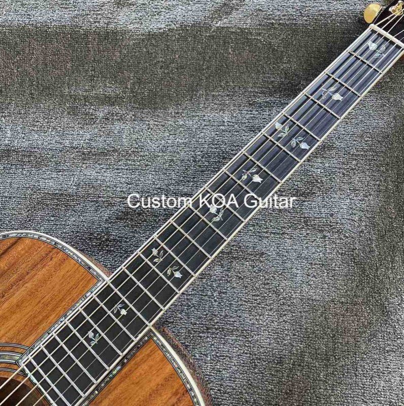 Custom SOLID KOA BACK SIDE acoustic guitar, OM Body