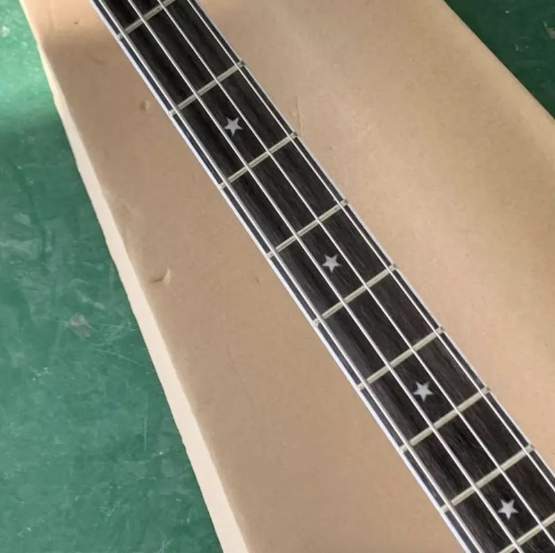 Custom Rickenbacker Style Bass Guitar Mahogany Body Lemmy Kilmister ...