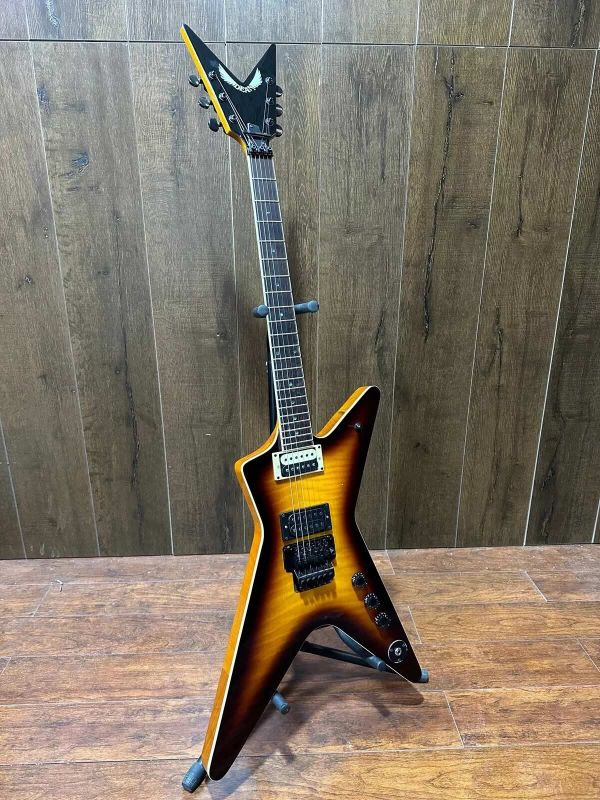 Custom Dean Dimebag ML From Hell Flamed Maple Top Special V Body ...