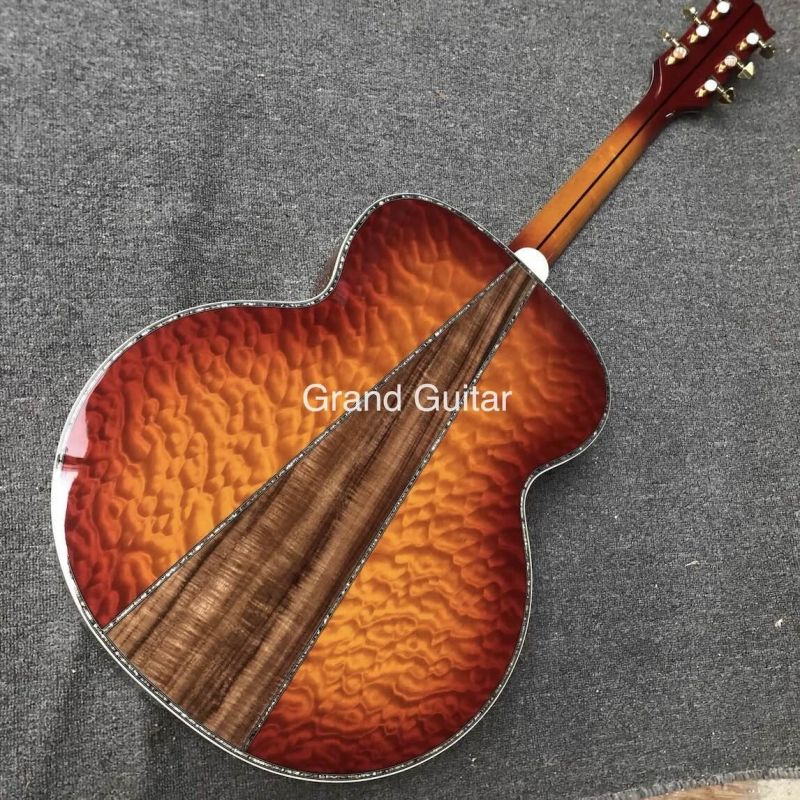 Custom 2025 NEW and HOT Gibson Style SJ-200 Jumbo Acoustic Guitar, 43 ...