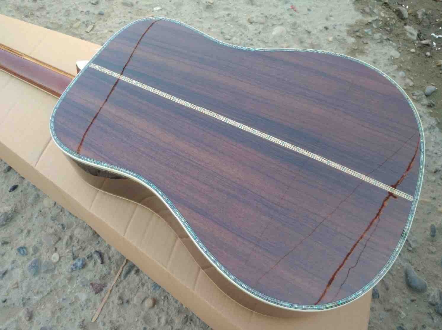 Custom Abalone Binding Glossing Finish Headstock Shell Inlay 5A AAAAA ...