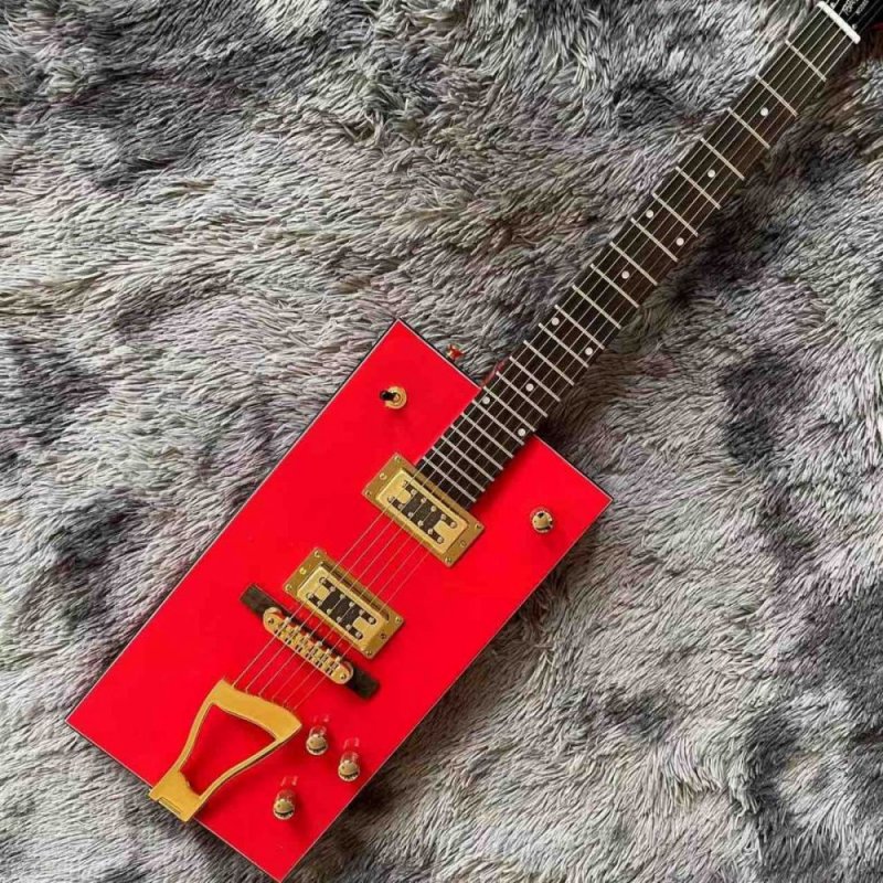 Custom Grand G6138 Bo Diddley Electric Guitar Ebony Fingerboard ...