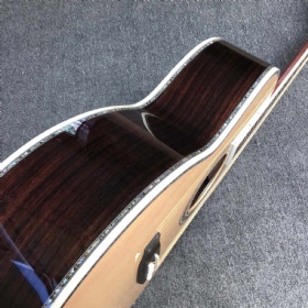 Custom OO28 style 39 inch parlor 47mm nut wide Acoustic Guitar