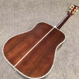 Custom 41 Inch Solid Spruce Cedar Top Grand Dreadnought D45C Style ...